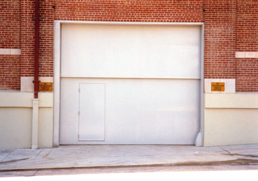 Vertical Lift Door with Mandoor on the Terminal Parking Garage in MD ...